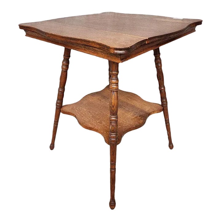 Mid 20th Century Vintage Handmade Parlor Table | Chairish