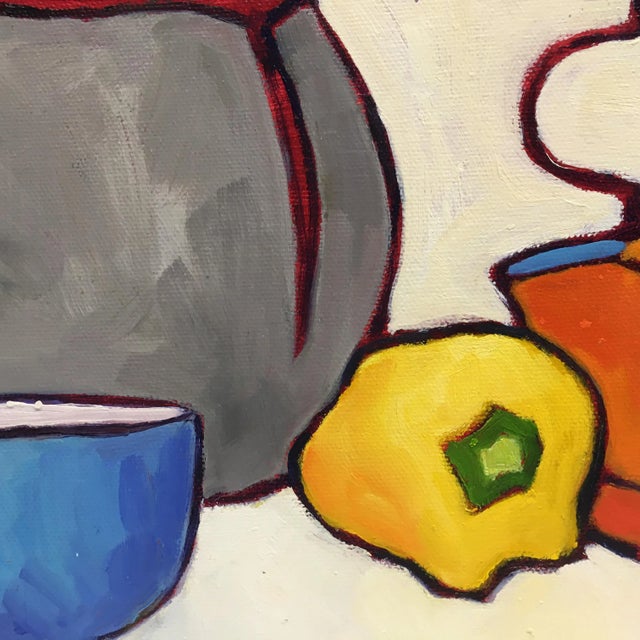 "Simple Treasures" Contemporary Expressionist Style Still Life Oil ...