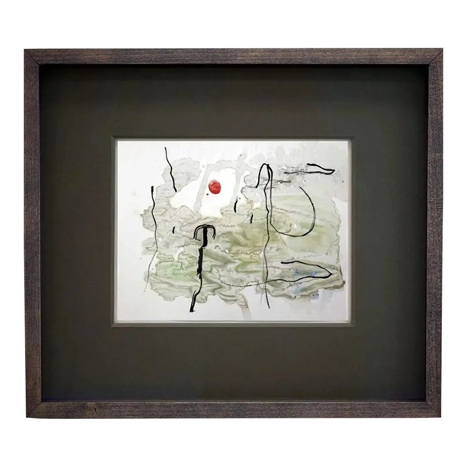Joan Miro Limited Edition Watercolor Framed Lithograph | Chairish