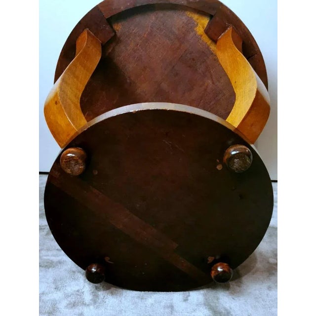 1930s Art Deco French Round Tea/Coffee Table | Chairish