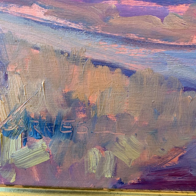 1990s Landscape Oil on Canvas Painting | Chairish