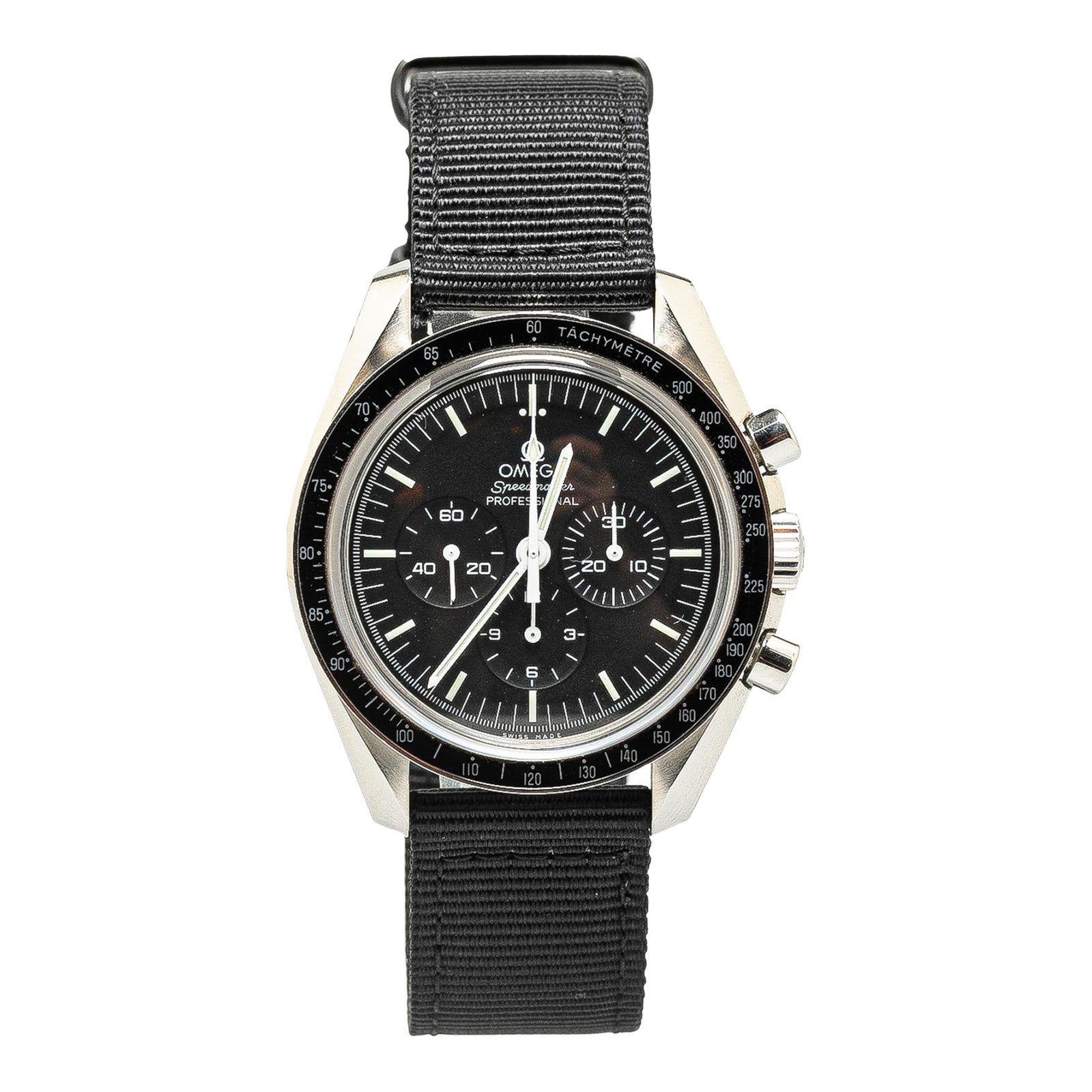 Omega Manual Winding Stainless Steel Speedmaster Professional Moonwatch ...