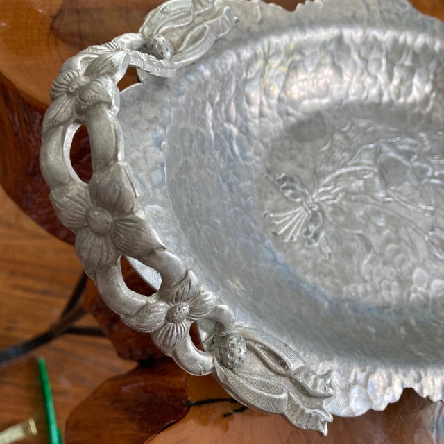 Vintage Hand Wrought Bread or Small Serving Dish by Rodney Kent | Chairish