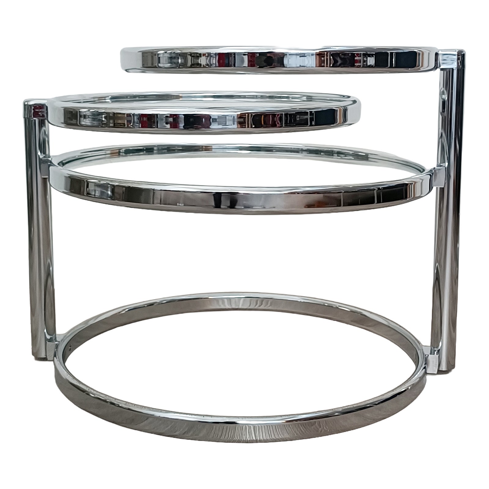 Side Table with Swivel Tops, 1980s | Chairish