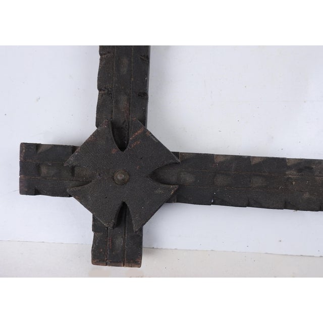 Antique Hand Carved Folk Art Wood Picture Frame | Chairish