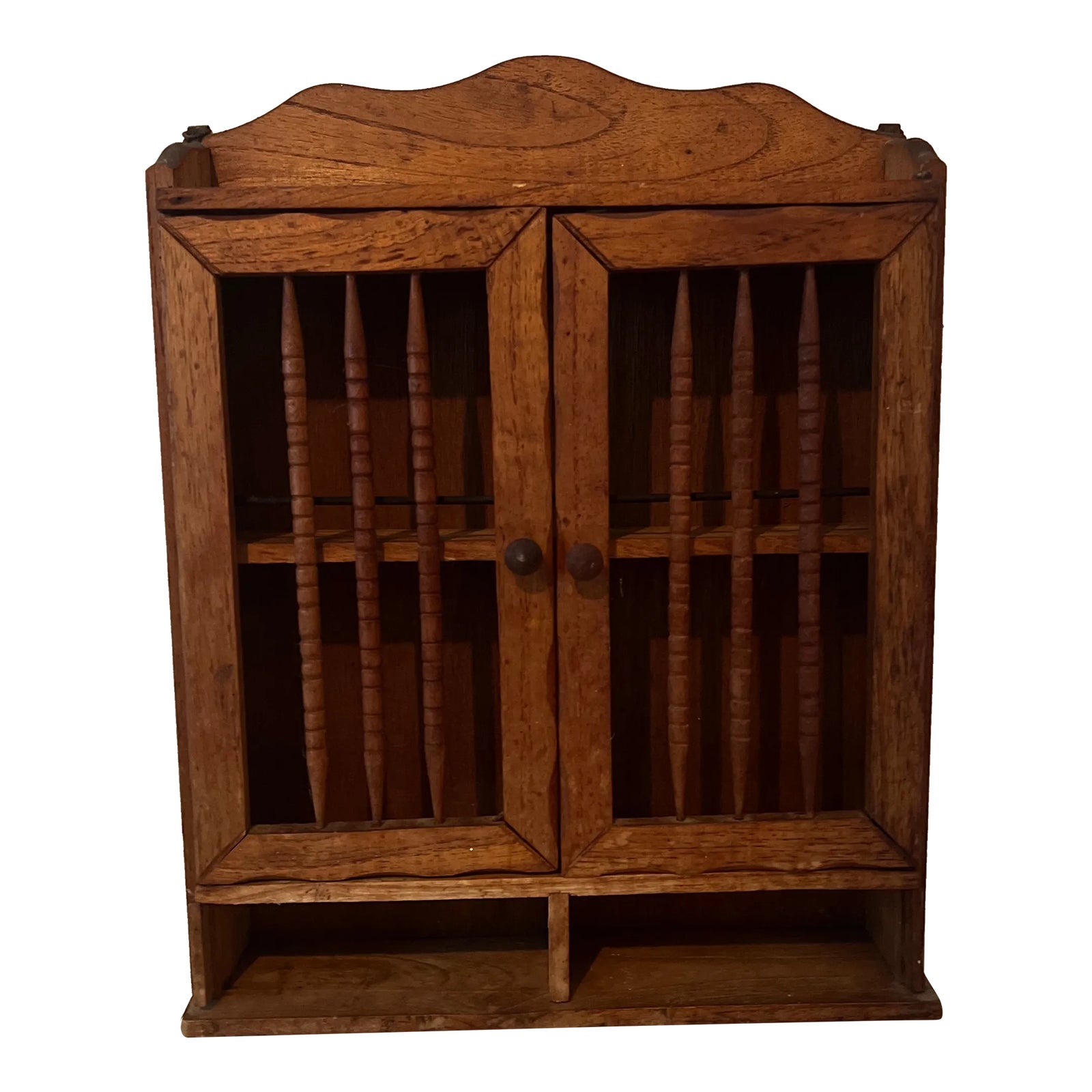 Mid-Century Wooden Spice Rack, Rustic Farmhouse Country Primitive Decor ...