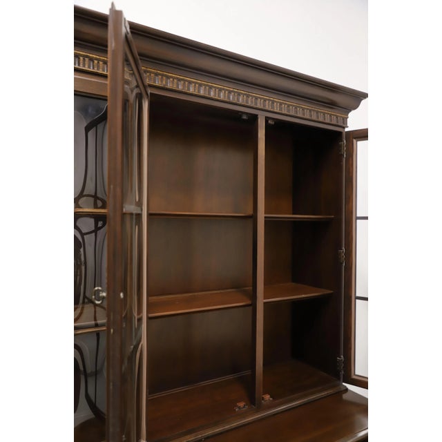 Ethan Allen American Traditional Cherry China Cabinet | Chairish