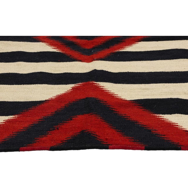 Southwest Modern Chief Blanket Navajo-Style Rug - 06'03 X 05'11 | Chairish