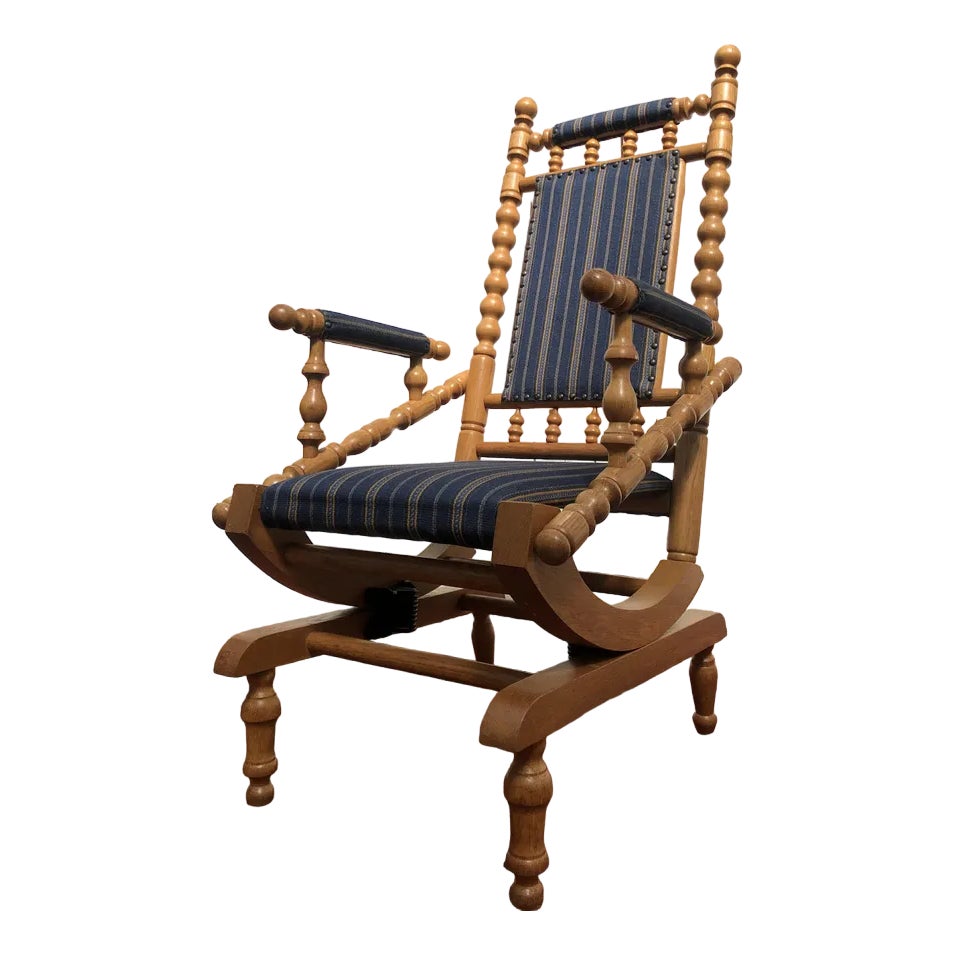 Vintage American Style Rocking Chair | Chairish