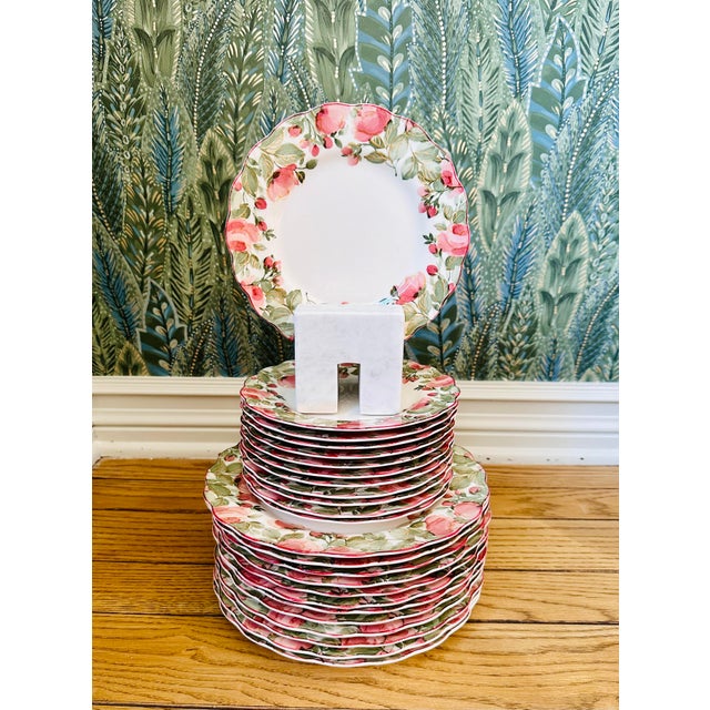 Vintage Set of Precious by Nikko Tableware 12 Dinner Plates and 12 ...