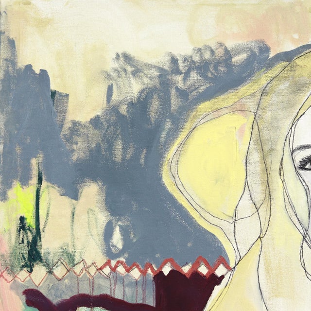 Karoline - Abstract Expressionist Contemporary Figurative Portrait ...