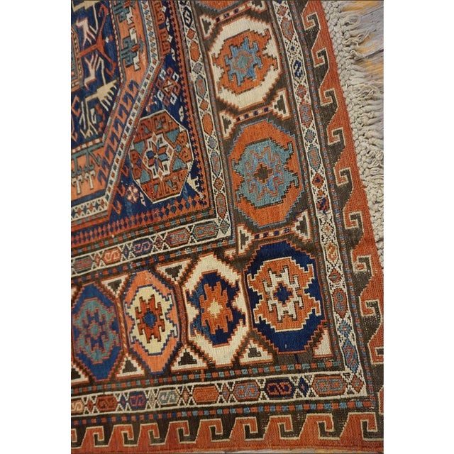 19th Century Caucasian Sumak Carpet | Chairish