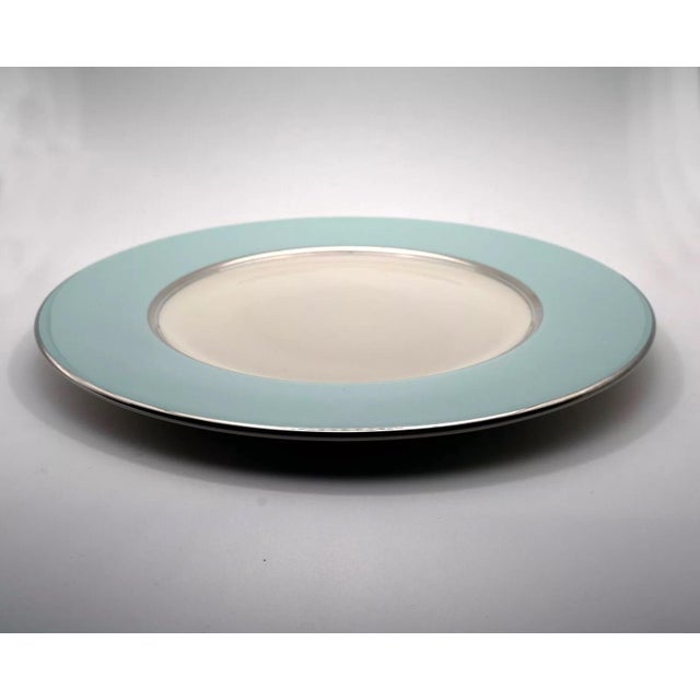 Castleton Turquoise and Platnium Rim Set of 114 Dishware Circa 1954 ...