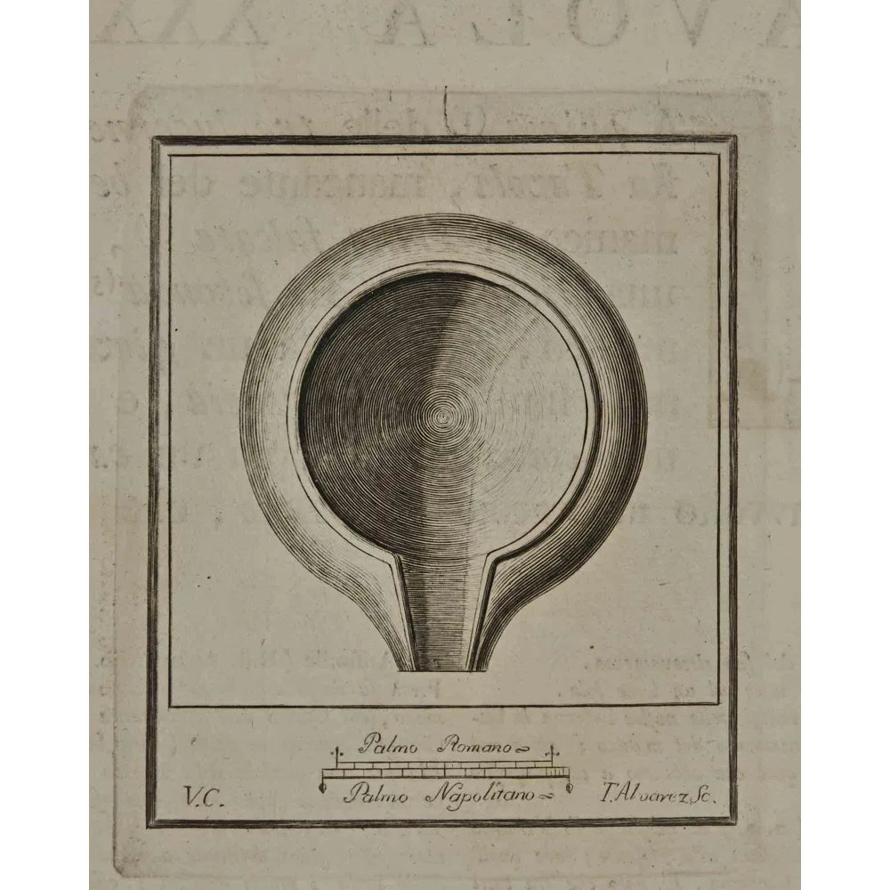 Vincenzo Campana, Ancient Roman Still Life, Etching, 18th Century ...