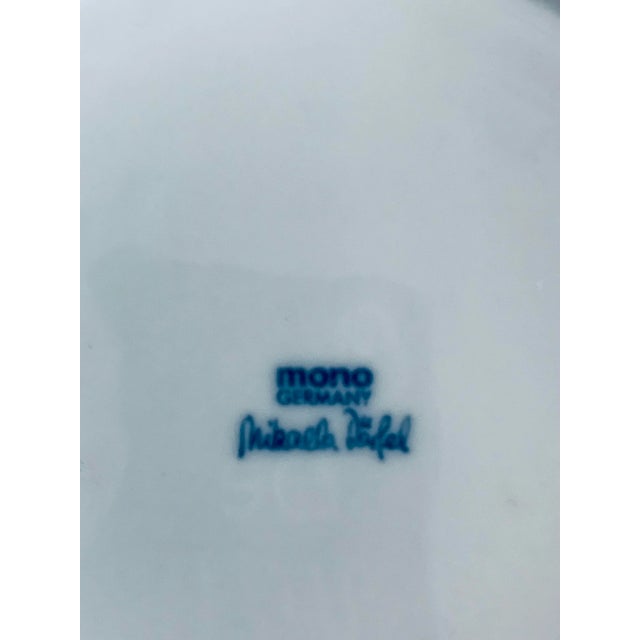 1990s Mikaela Dorfel Mono Germany Gemiini Porcelain Salad/Luncheon ...