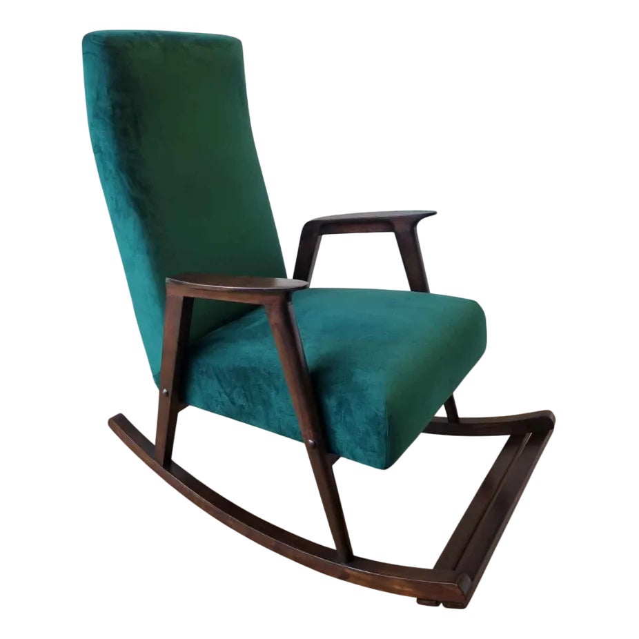 Vintage Rocking Chair, 1950s | Chairish