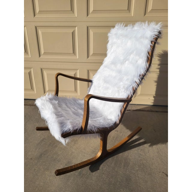 Japanese Mid-Century Modern Rocking Chair by Mitsumasa Sugasawa for ...