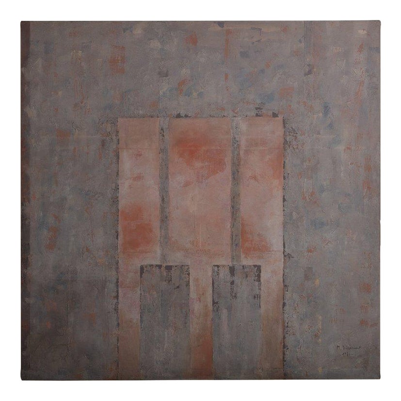 ‘Hégire Viii’ Monumental Abstract Painting by Marjolaine Degremont ...