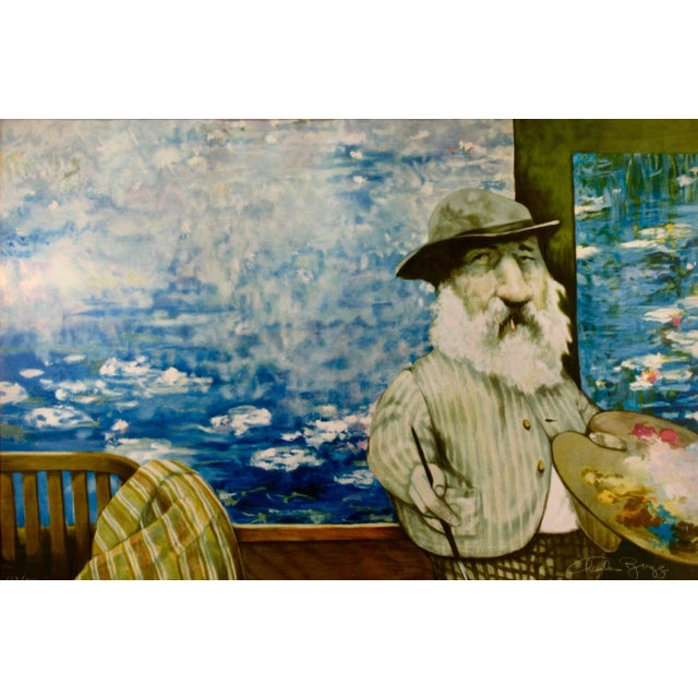 Charles Bragg Portrait of Monet, 1989 | Chairish