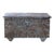 1920s Vintage Carved Indian Pitara Trunk Chest in Distressed Blue on ...