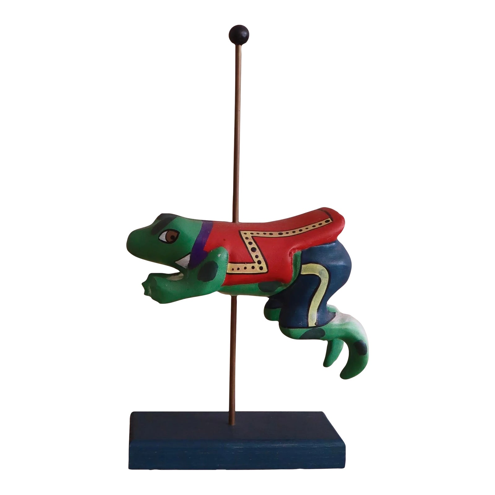Vintage Carousel Frog | Chairish