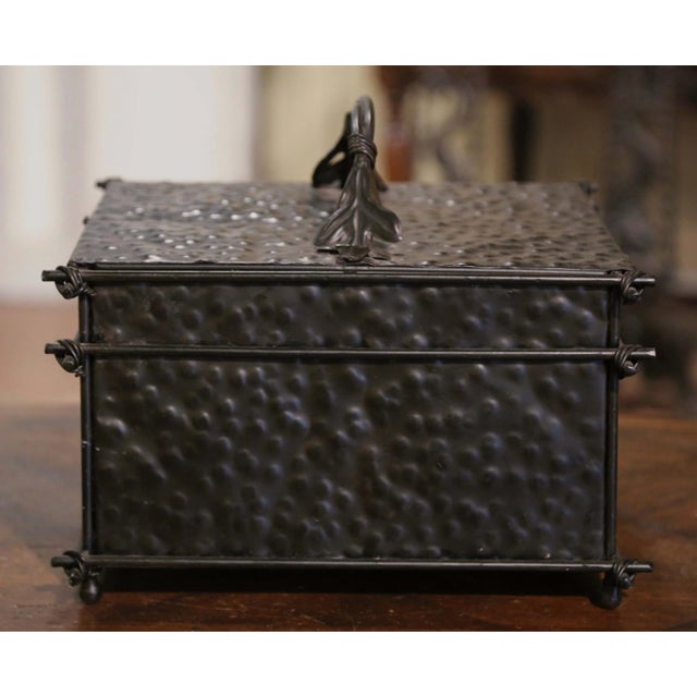 20th Century French Gothic Decorative Storage Box With Foliage Motifs ...