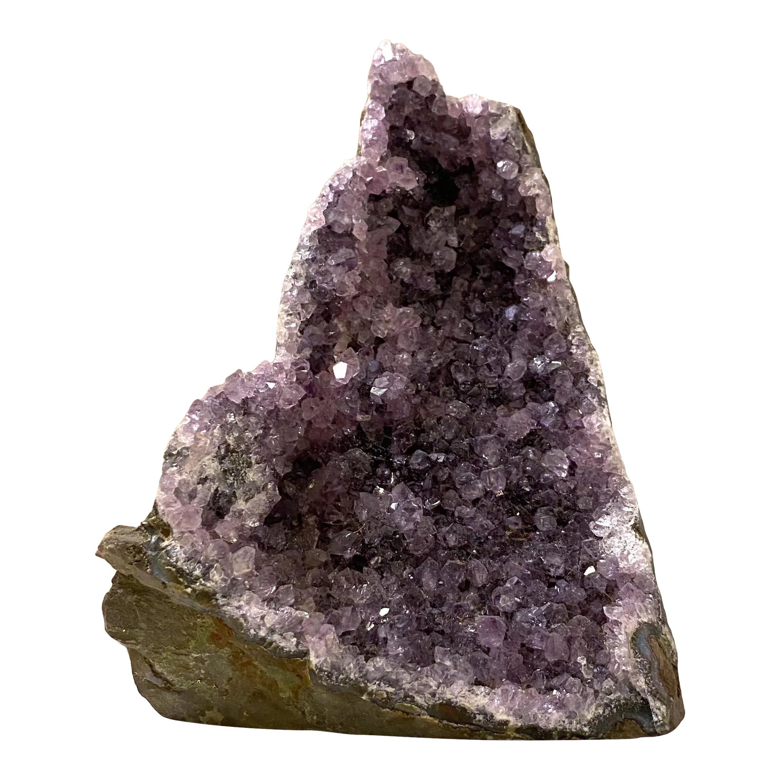 Rough Cut Amethyst Geode Tower | Chairish