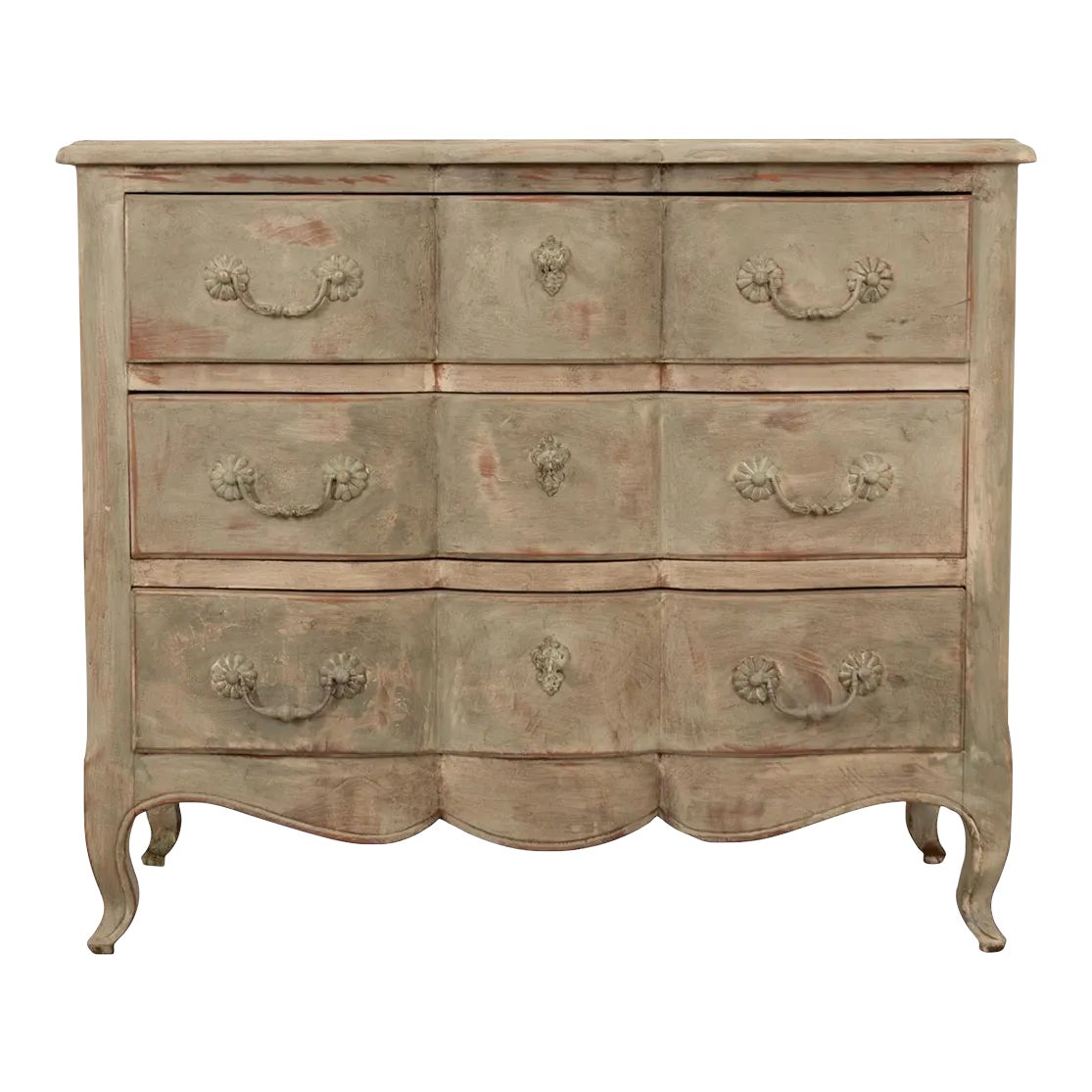 20th Century French Painted Commode | Chairish