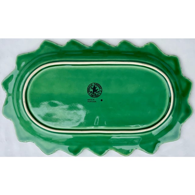 Green Bunny Rabbit Bordallo Pinheiro Lettuce Platter, Portuguese ...