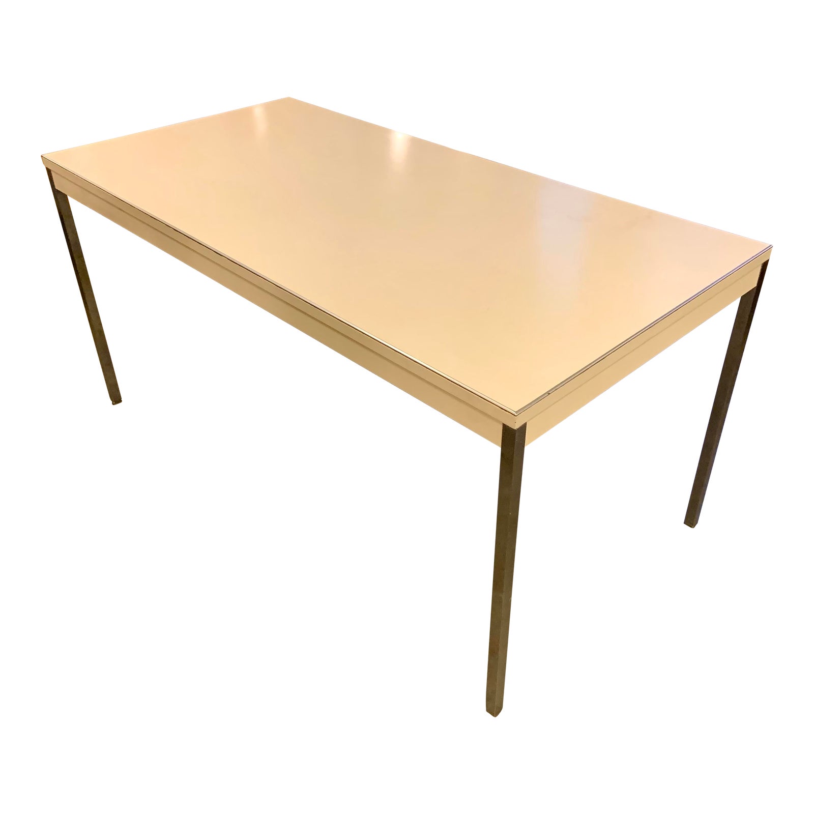 1980s Vintage Steelcase Desk, Dining / Utility Table | Chairish