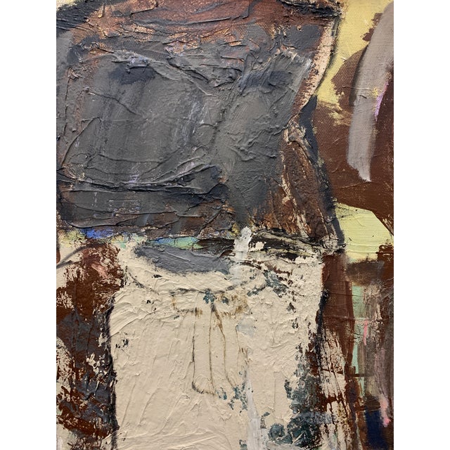 "Girl With Doll" Impasto Mid Century Abstract Expressionism Nyc Female ...