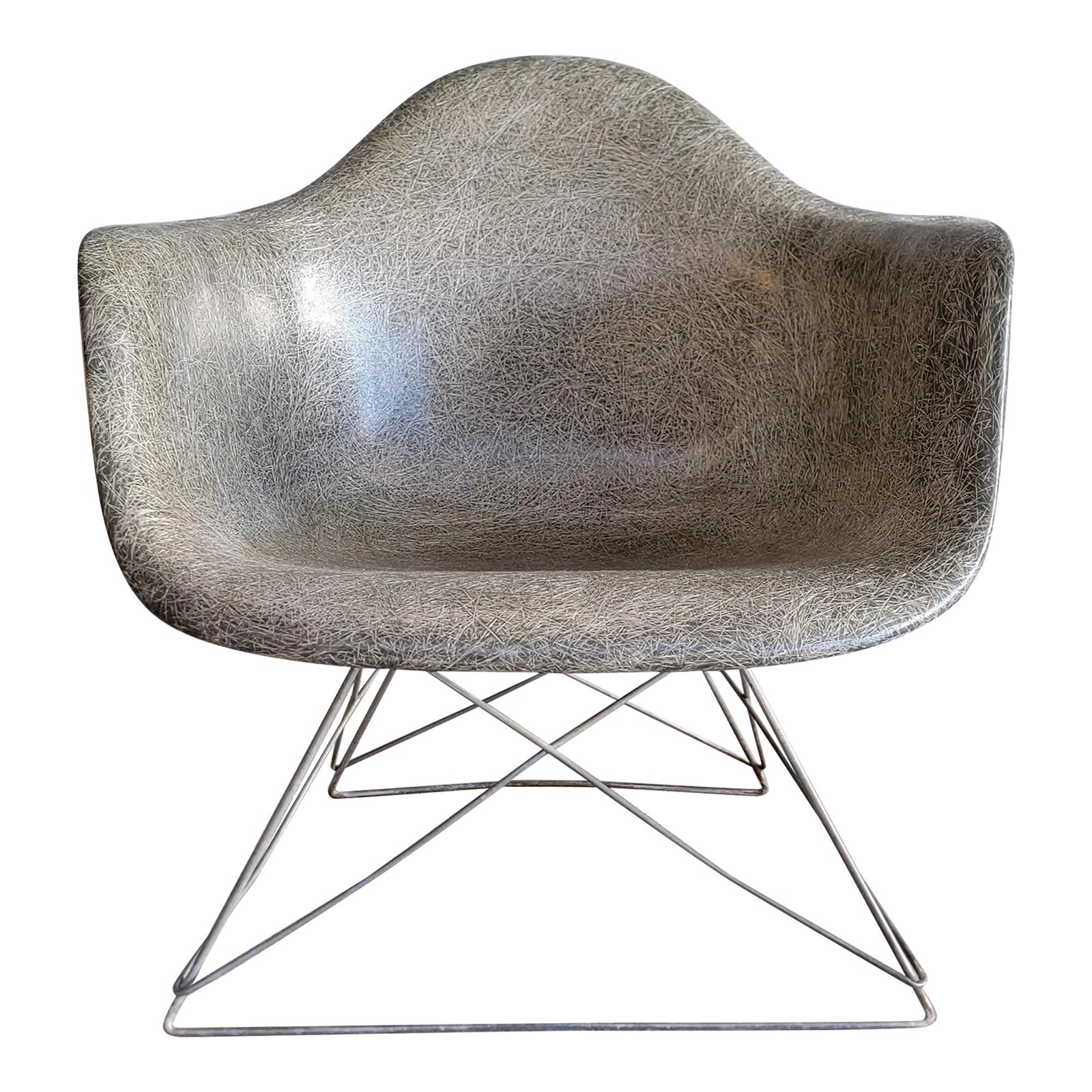 Eames Fiberglass Cats Cradle Lar Lounge Chair | Chairish