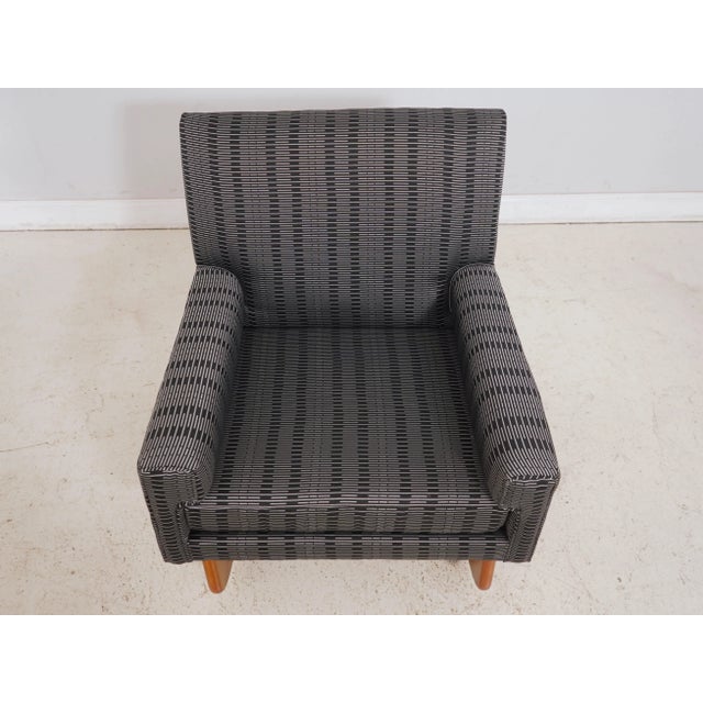 Mid Century Modern Upholstered Rocking Chair | Chairish