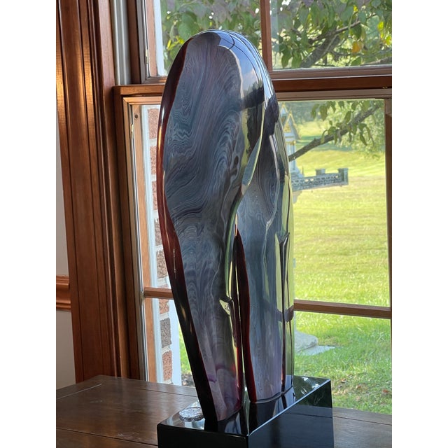Dino Rosin Calcedonia Glass Sculpture -- "Simbosi" | Chairish