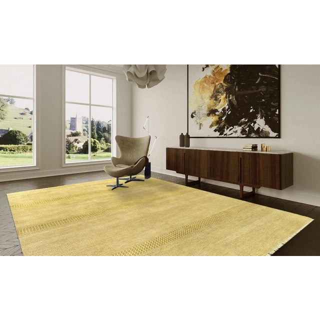 Pasargad Indo Modern Hand-Knotted Rug - 8′ × 10′ | Chairish