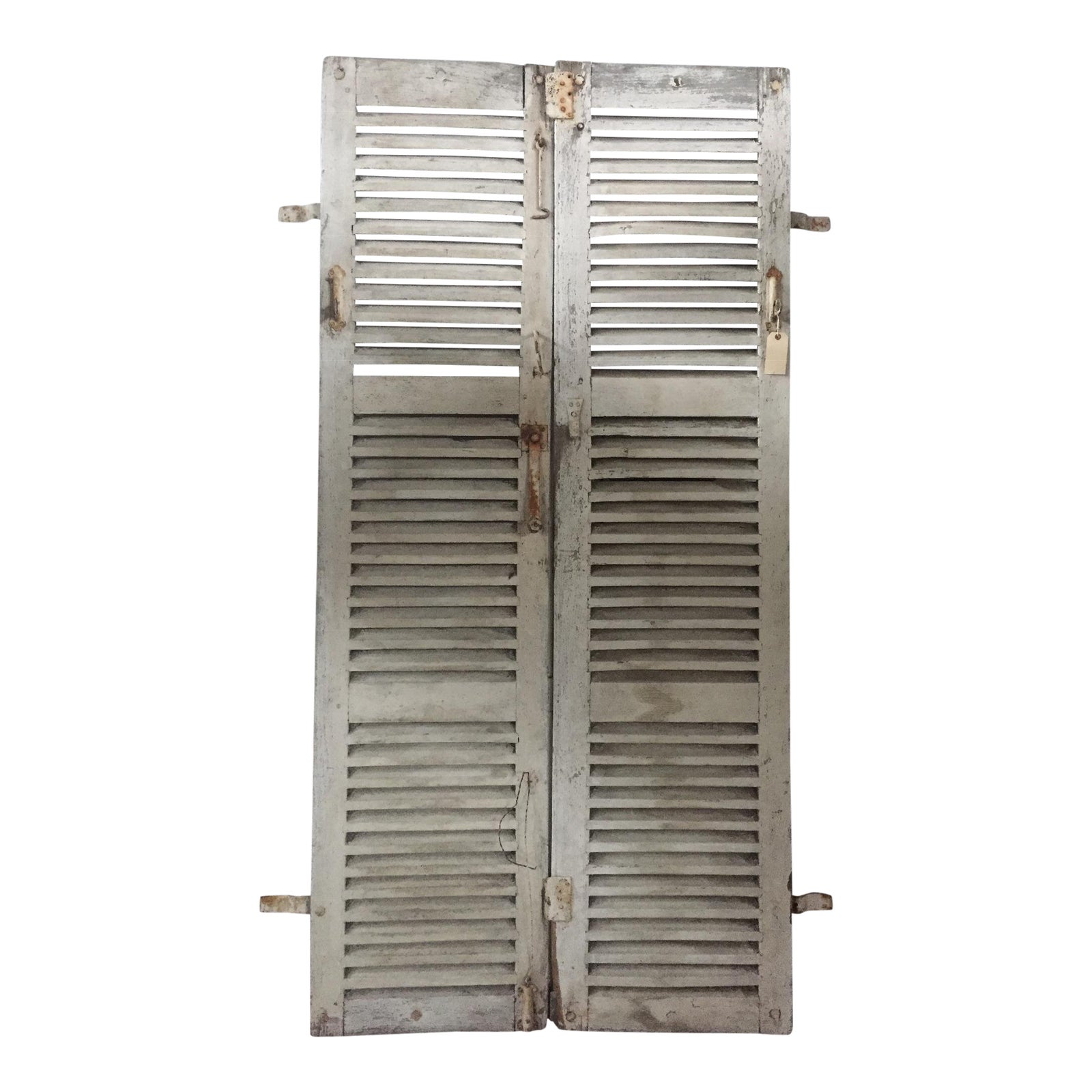 Antique French Shutters - a Pair | Chairish