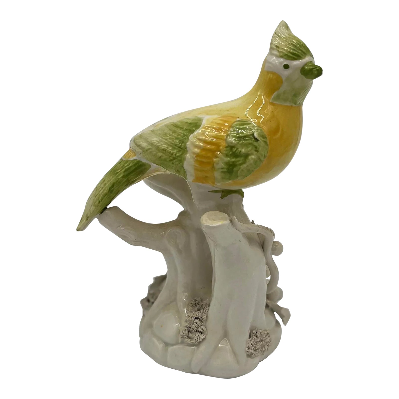 Vintage Italian Meiselman Bird on Branch | Chairish