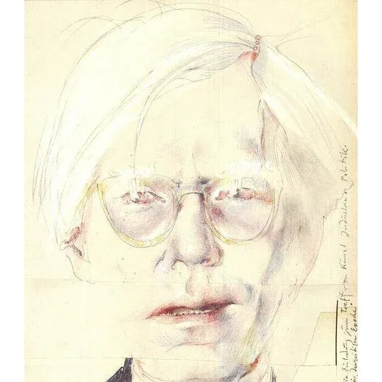 HORST JANSSEN Andy Warhol: All is Pretty, 1979 | Chairish