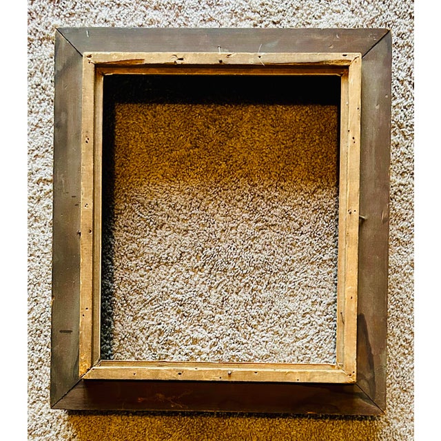 Antique Victorian Walnut Shadow Box Frame for 10 X 12” | Chairish