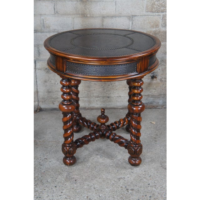 Mid 20th Century 2 Theodore Alexander Amoury Libson Mahogany Engraved ...