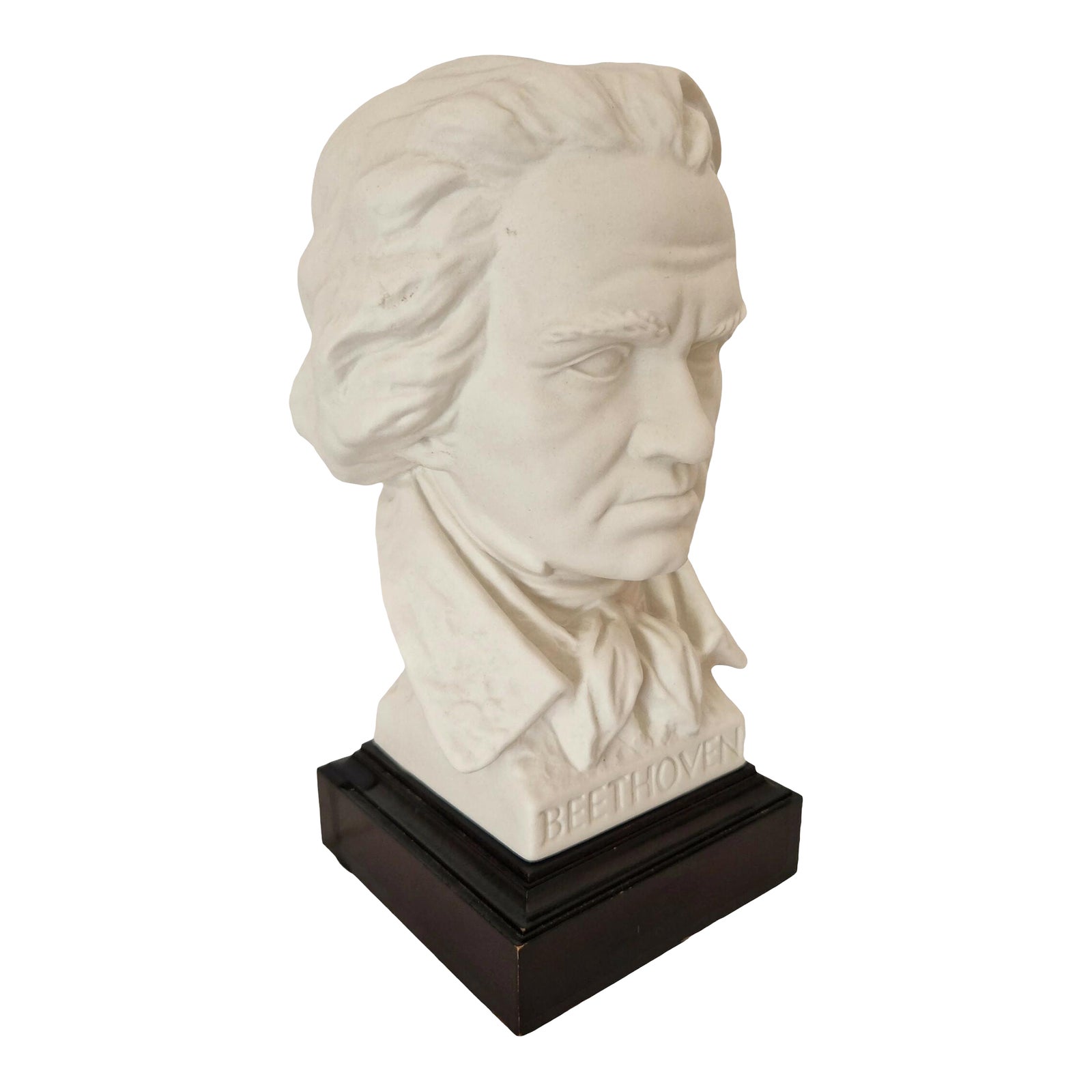 Late 20th Century Ludwig Von Beethoven Bisque Porcelain Bust by ...