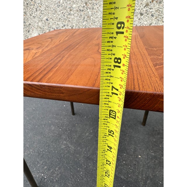 Mid Century Solid Teak Side Tables by France and Son, John Stuart ...