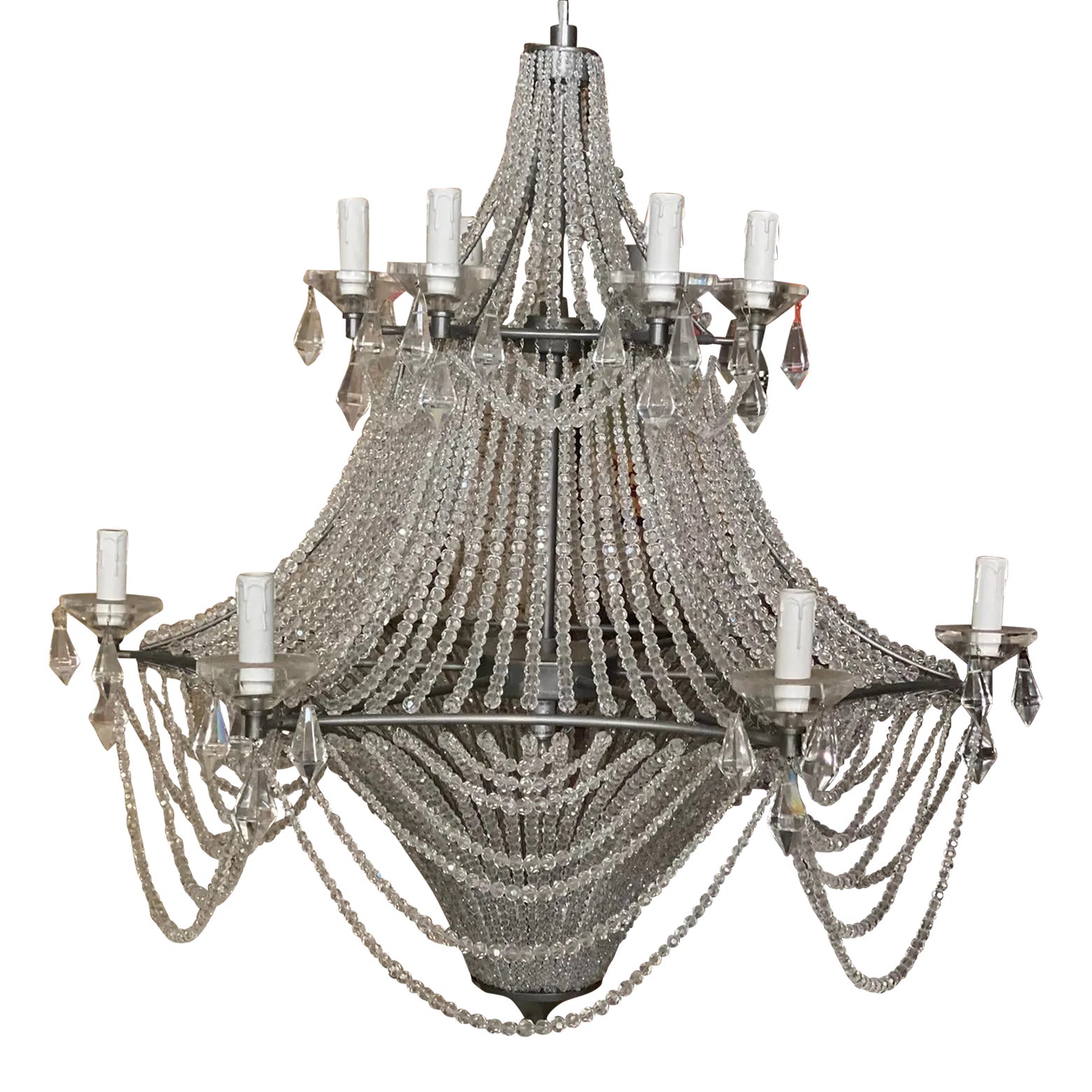 Timothy Oulton 12 Light Large Chandelier | Chairish