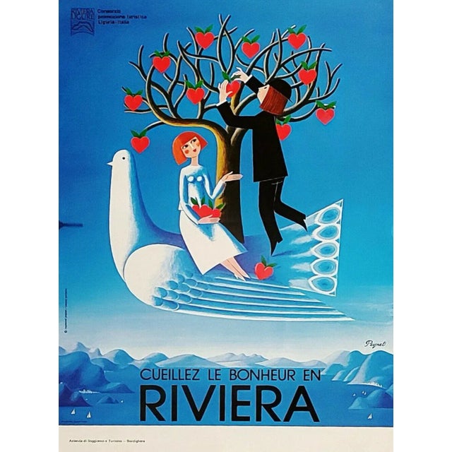 1971 Ligurian Riviera Poster | Chairish