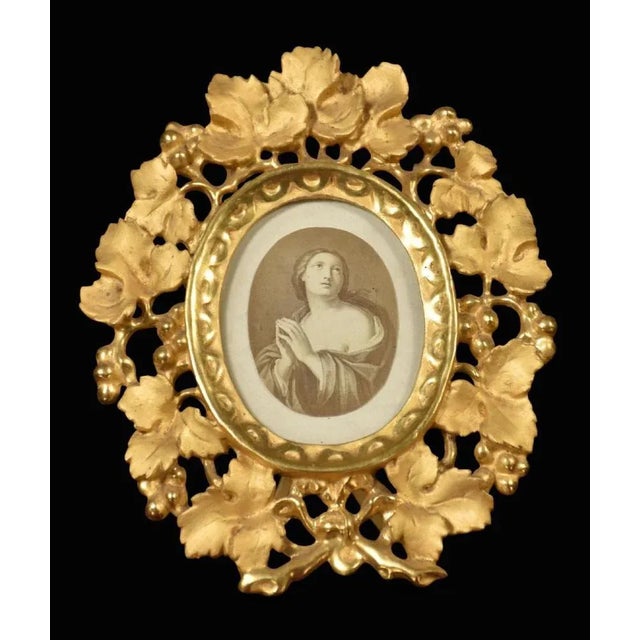 Miniature Renaissance Revival Italian Picture | Chairish