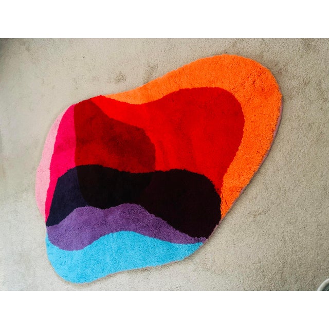 Karim Rashid for Grund "Blobism" Large Textile Art | Chairish