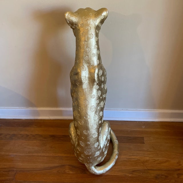 Large Gold Italian Cheetah | Chairish