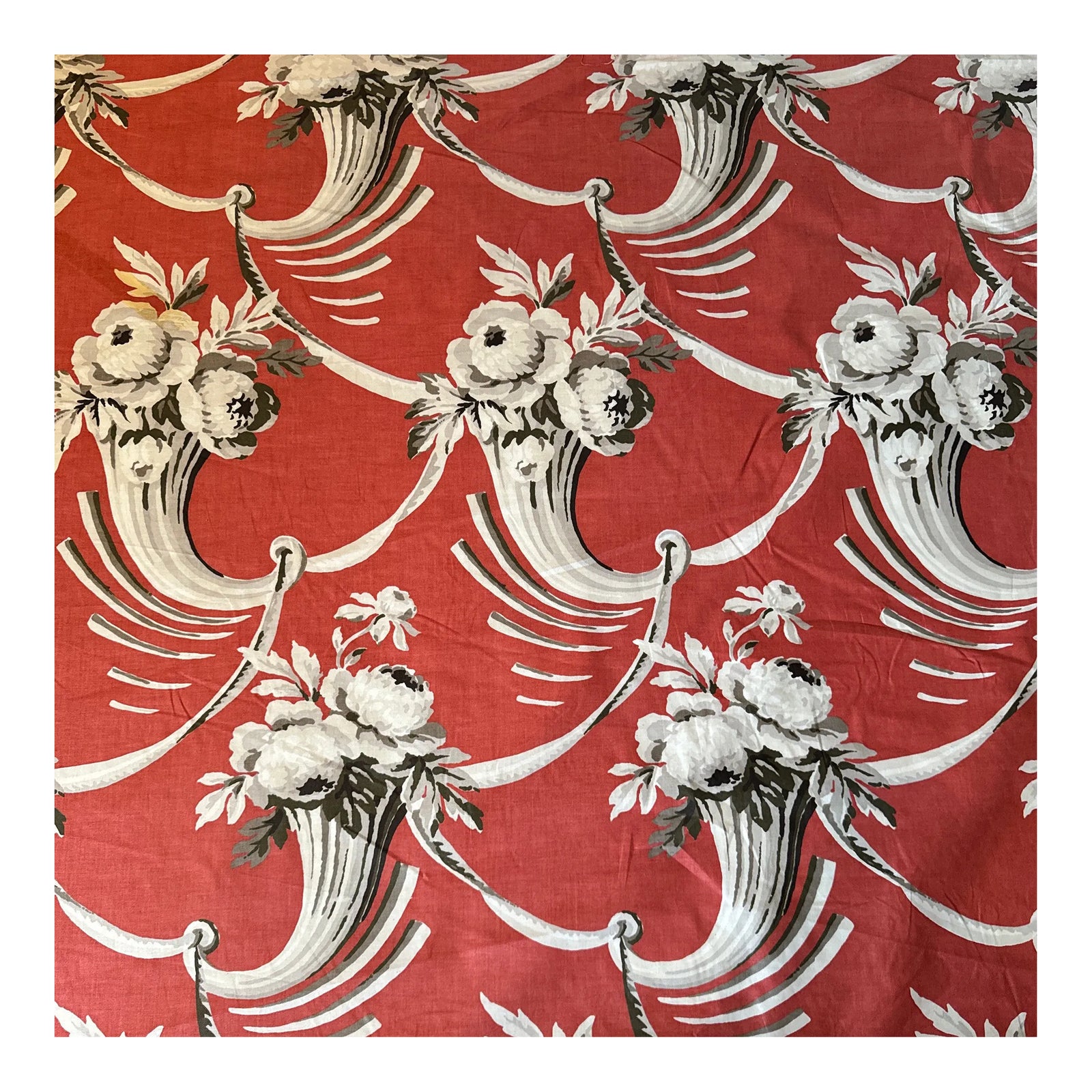 Brunschwig & Fils Entitled Cornucopia From the 1980s, a Ramms Fabric ...