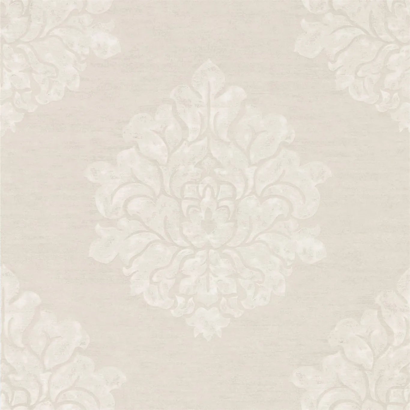 Sanderson Laurie Wallpaper in Ivory | Chairish