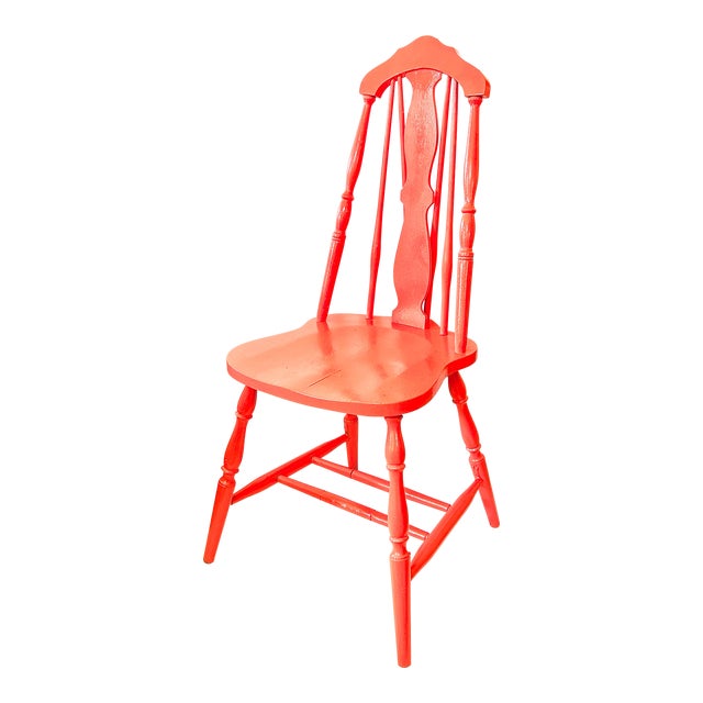 Spindle Back Pink Chair Chairish